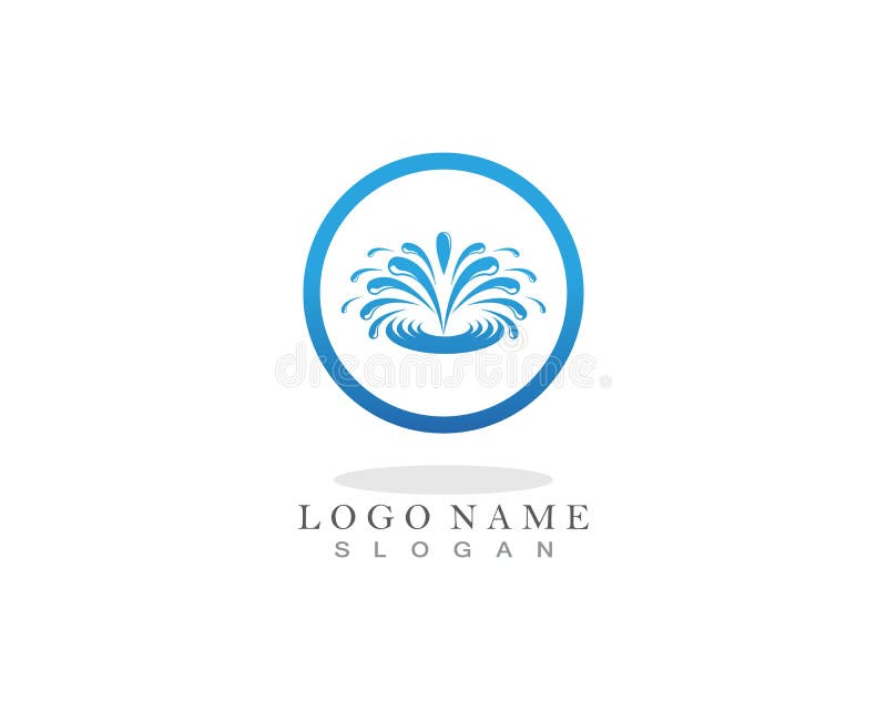 Water Splash Ocean Company Logo Vector Stock Vector - Illustration of ...