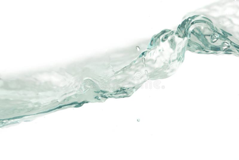 Water Splash Over White Background Stock Image - Image of infinity ...