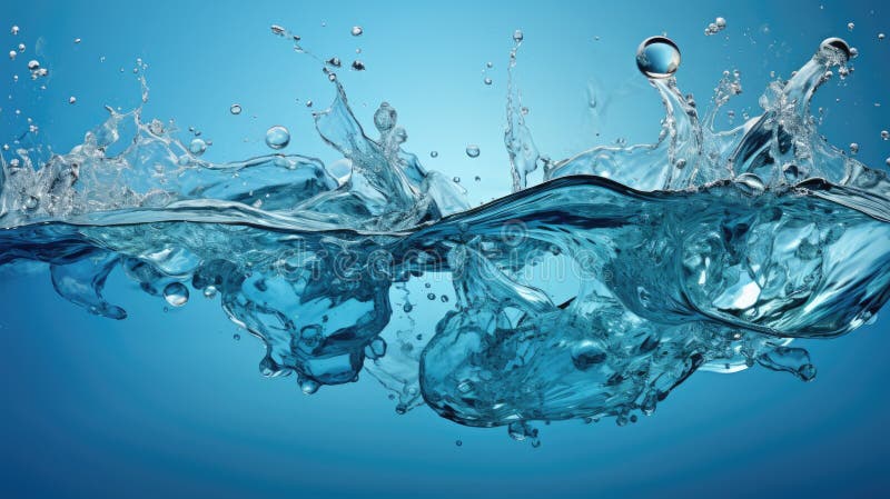 Water Splash Photograph, Water Background. Capturing the Dynamic ...