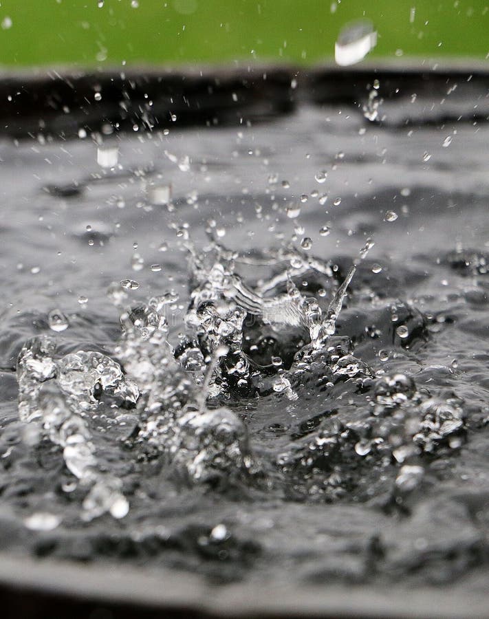 Water splash stock image. Image of rainy, rain, splash - 96735797