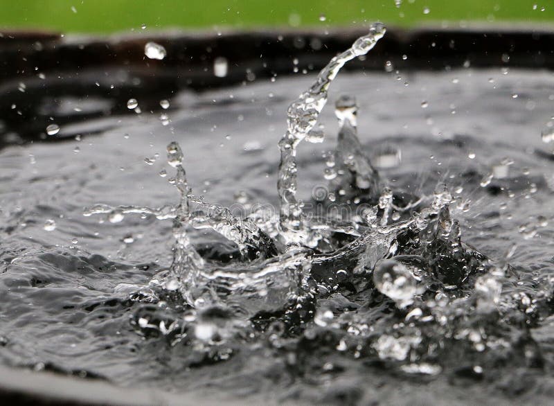 Water splash stock image. Image of weather, rainy, drop - 96735749