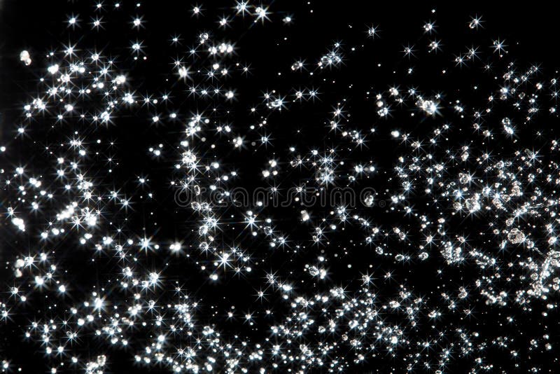 Water Splash Reflect Bright Light, Producing Starburst Effect and ...