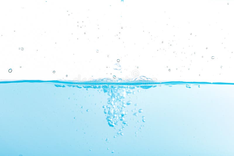 Water Splash and Ripple Isolated on White Background Stock Photo ...