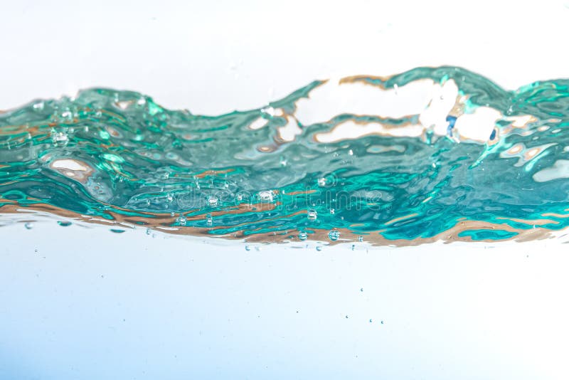 Water Splash and Ripple Isolated on White Background Stock Image ...