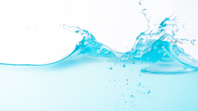 Water Splash and Ripple Isolated on White Background Stock Image ...