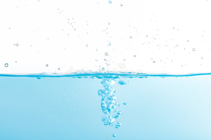 Water Splash and Ripple Isolated on White Background Stock Image ...