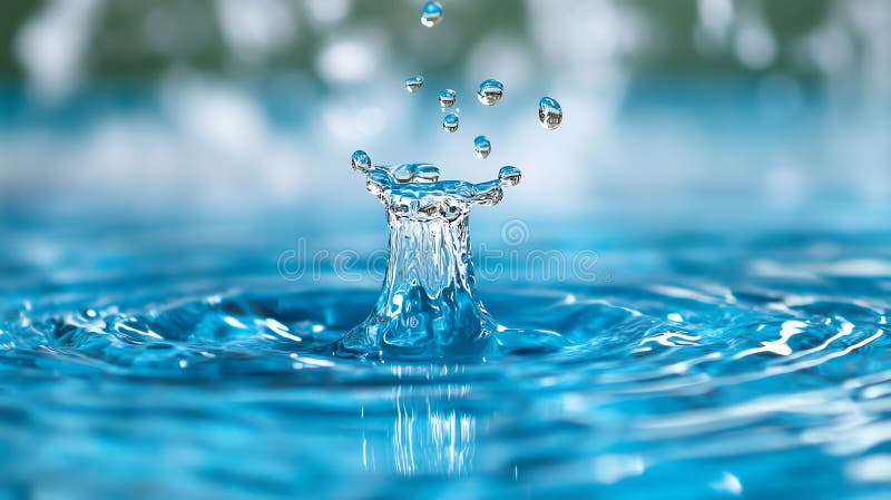 Water Splash Ripples in a Pool Abstract Photography Stock Image - Image ...