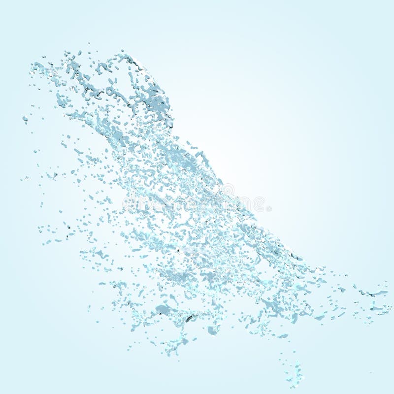 Water splash shape stock illustration. Illustration of natural - 97120126