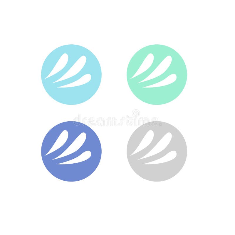 Water Splash Sign Symbol Logo Vector Stock Vector - Illustration of ...