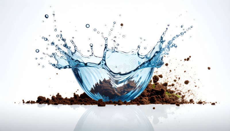 Water Splash with Soil, Water and Soil Collision with Splash Dynamics ...