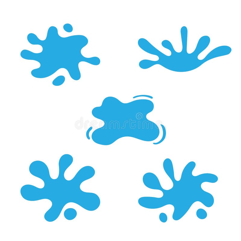 Splash Water, Water Icon, Water Splashing Shape, Aqua Drop, Water ...