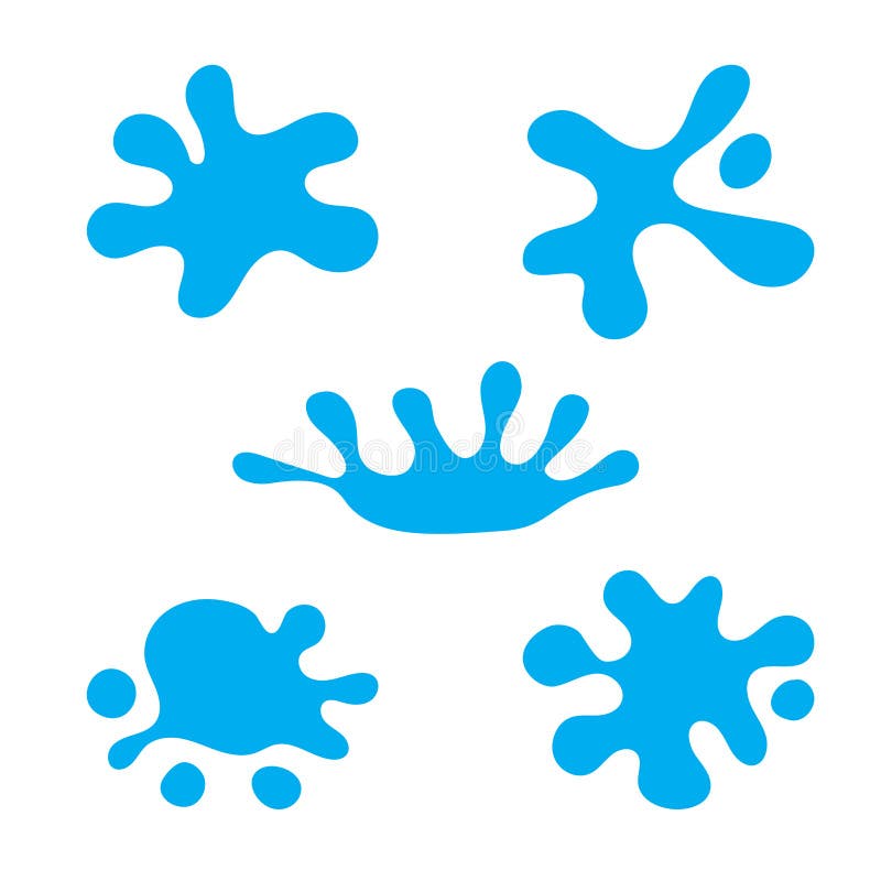 Splash Water, Water Icon, Water Splashing Shape, Aqua Drop, Water ...