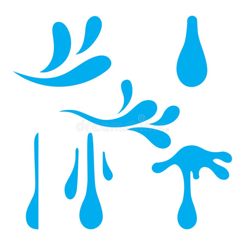 Splash Water, Water Icon, Water Splashing Shape, Aqua Drop, Water ...