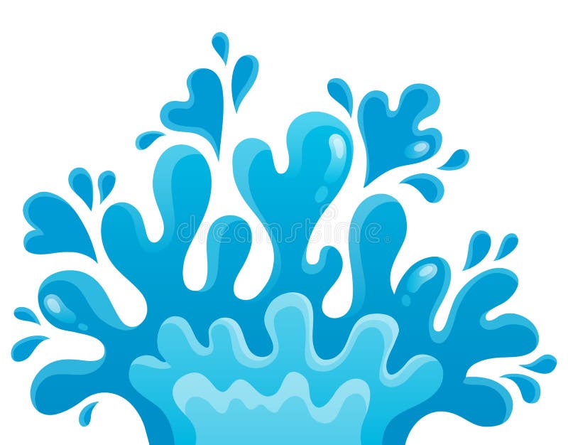 Water Splash Cartoon