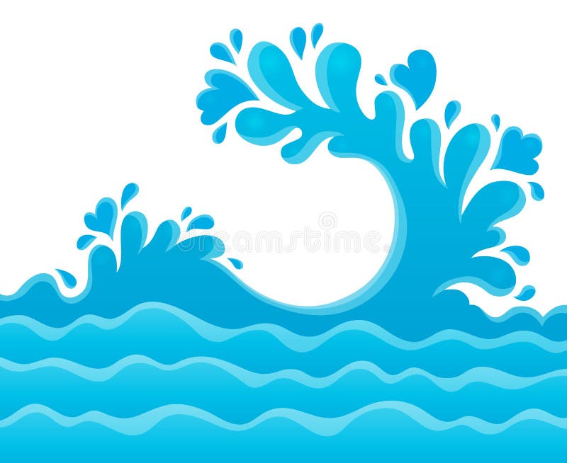 Water splash theme image 1 stock vector. Illustration of theme - 31701215