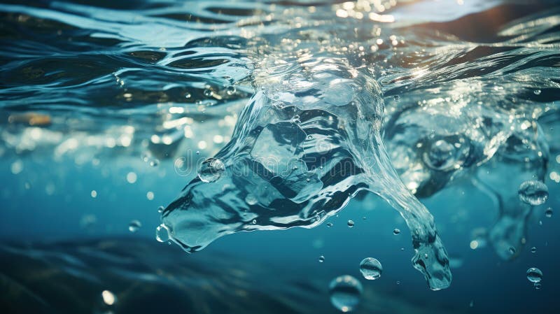 Water Splash Underwater Photography Stock Photo - Image of sparkling ...