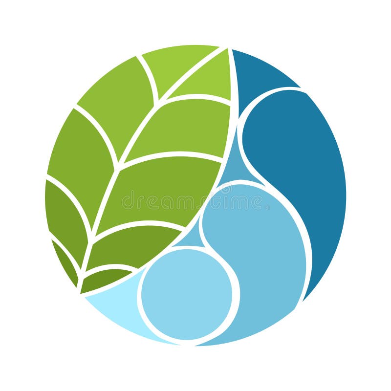 Water Splash Vector Flat Elements. Environment Save Concept with Water ...