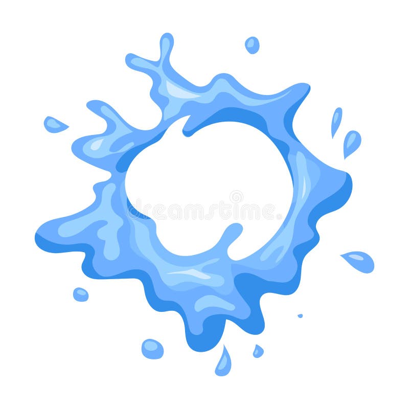 Water Splat Cartoon Stock Illustrations – 800 Water Splat Cartoon Stock ...
