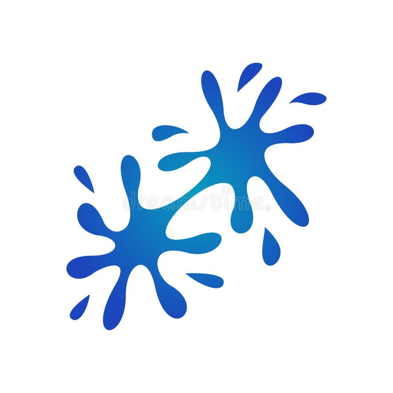 Water Splash Vector Template Stock Vector - Illustration of bubble ...