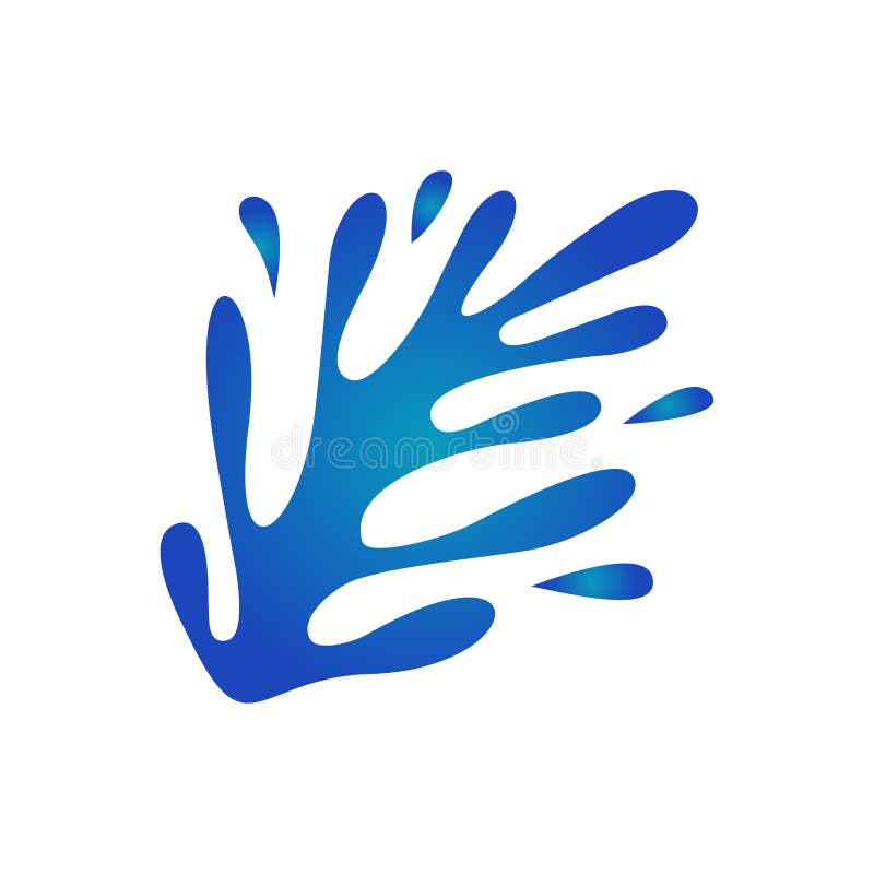 Water Splash Vector Template Stock Vector - Illustration of liquid ...