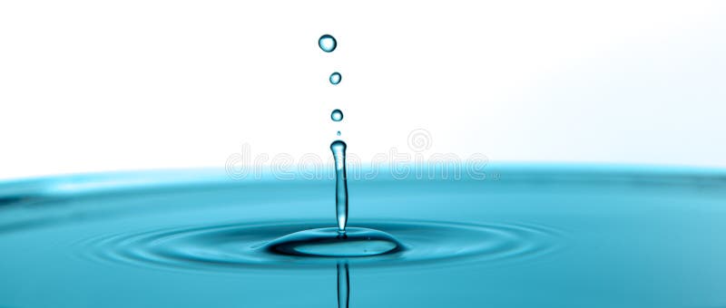 Water Splash or Water Drop.Water Drop Falling Stock Image - Image of ...