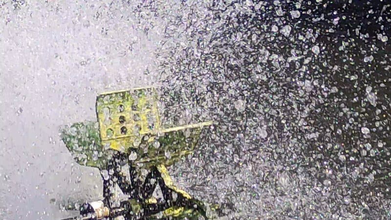 Water Splashes on the Road from the Wheels Stock Footage - Video of ...