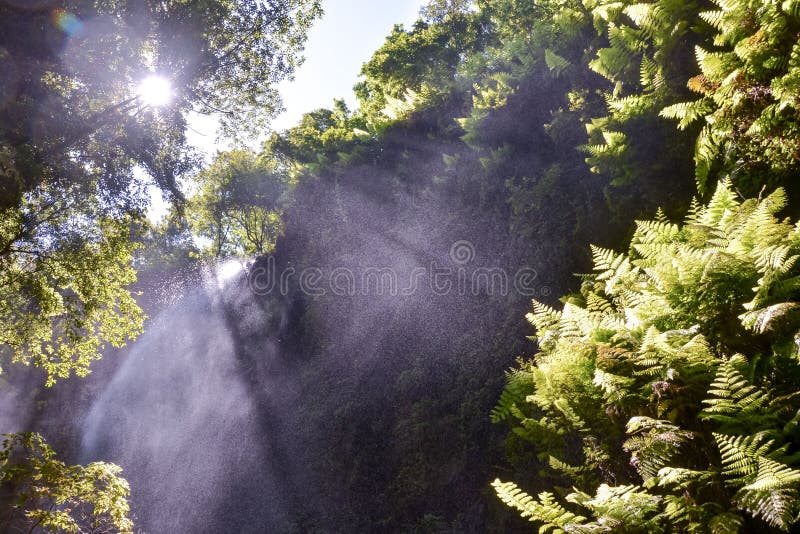 Water Splash Waterfall stock photo. Image of outdoor - 151569546