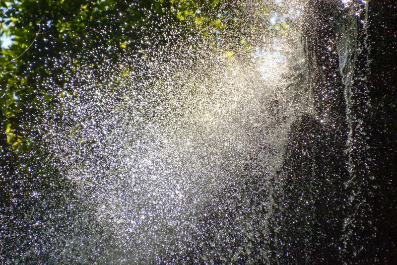 Water Splash Waterfall stock image. Image of fresh, outdoor - 166815055