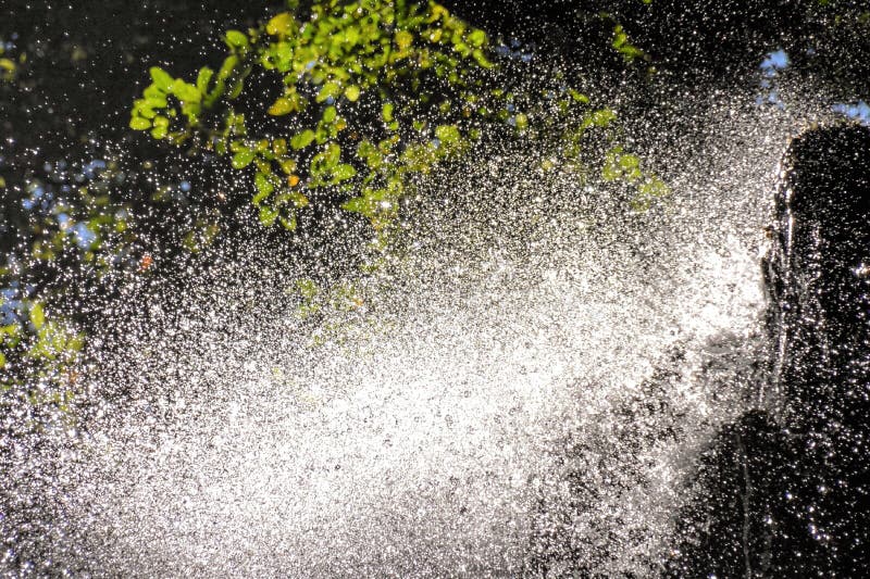 Water Splash Waterfall stock image. Image of islands - 180056583