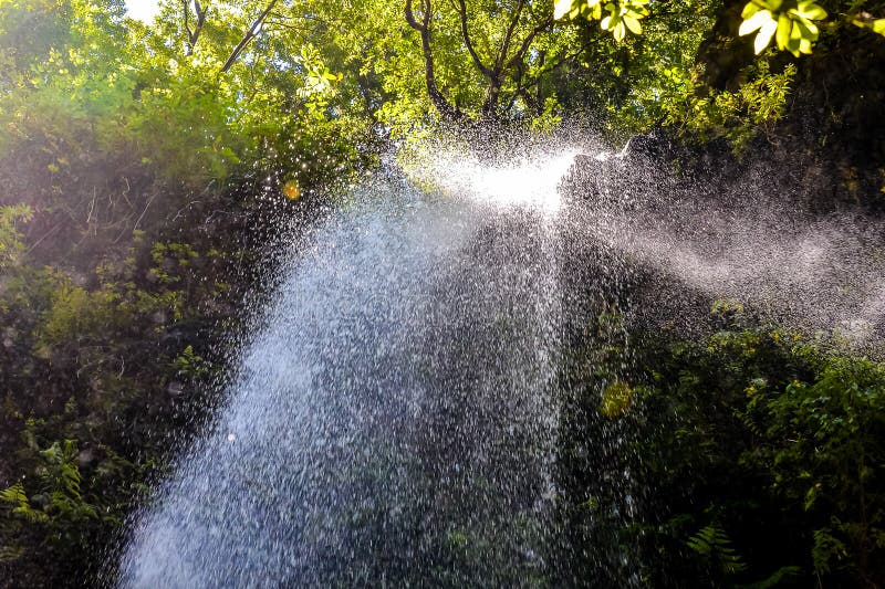 Water Splash Waterfall stock image. Image of rock, landscape - 312469409