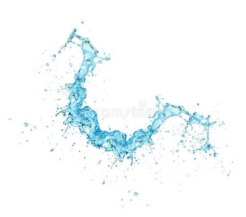 Water Splash isolated. stock image. Image of beauty - 121475283