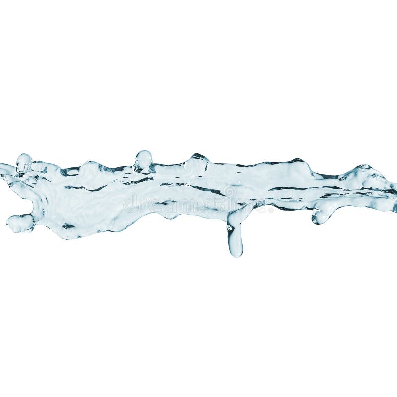 Water Splash on White Background Stock Photo - Image of drop, clear ...