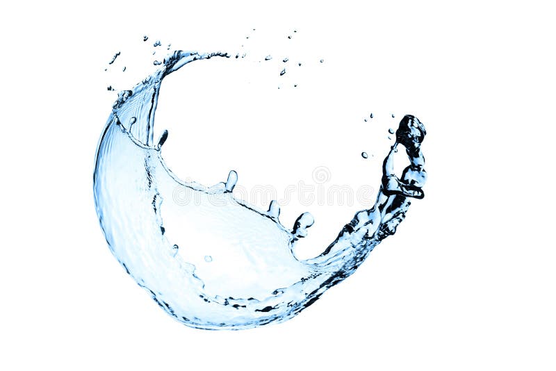 Water splash on white stock image. Image of flowing - 219392595
