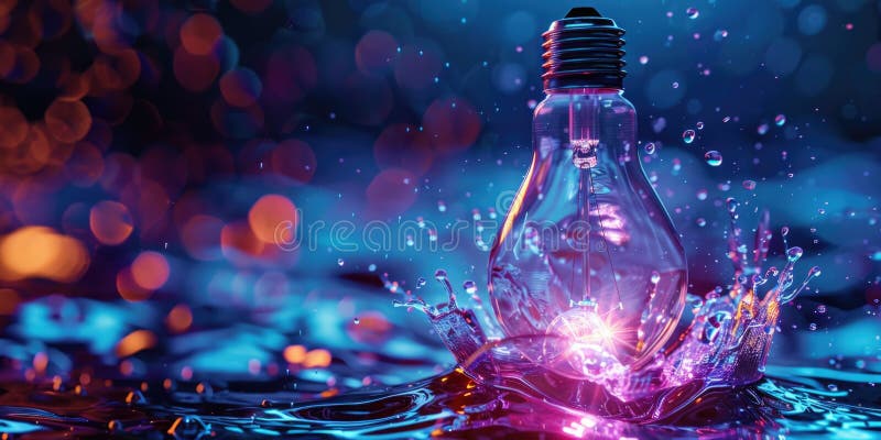 Water Splashed Light Bulb Stock Photos - Free & Royalty-Free Stock ...