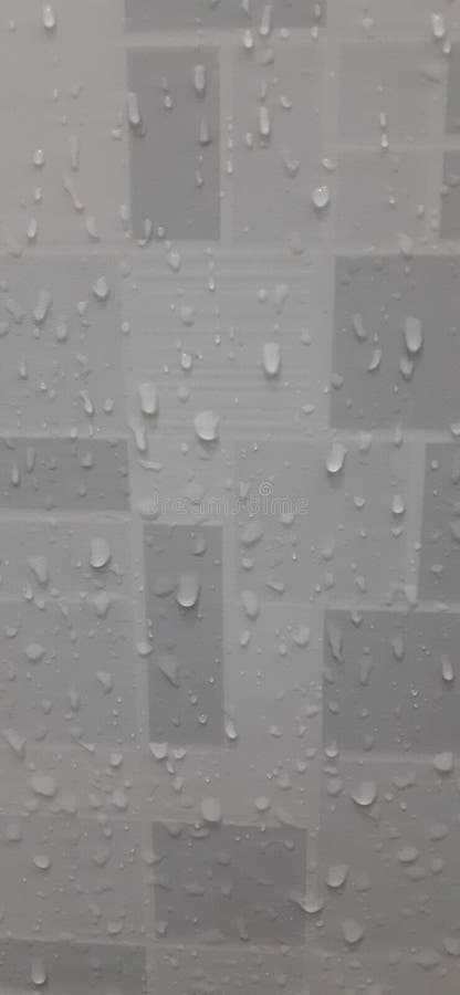 Water Splashes on the Bathroom Wall Stock Photo - Image of splashes ...