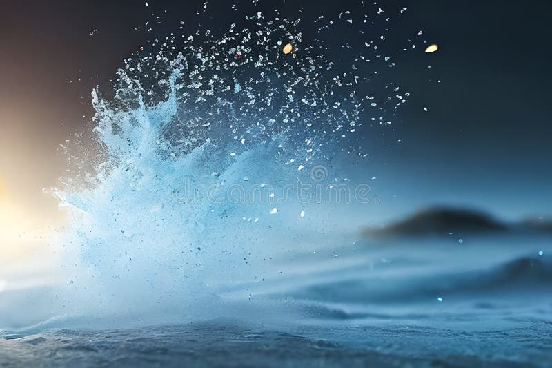Water Splashes Spray Bright Backdrop Background Stock Image - Image of ...