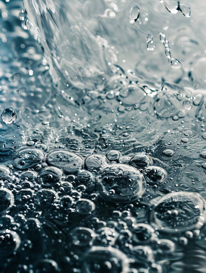 Water Splashing on a Dark Surface Stock Image - Image of outdoor ...