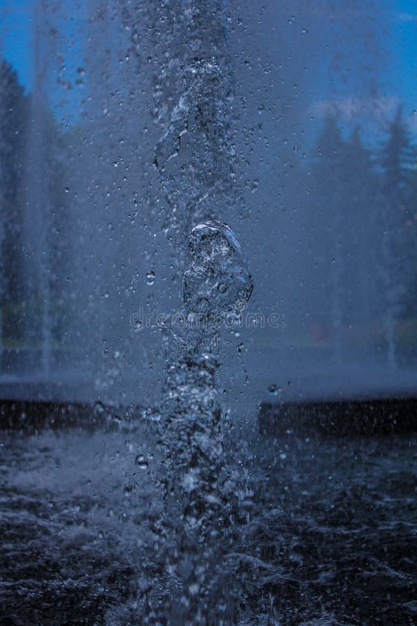 Water Splashing in Fountain Stock Photo - Image of close, ripple: 94885990