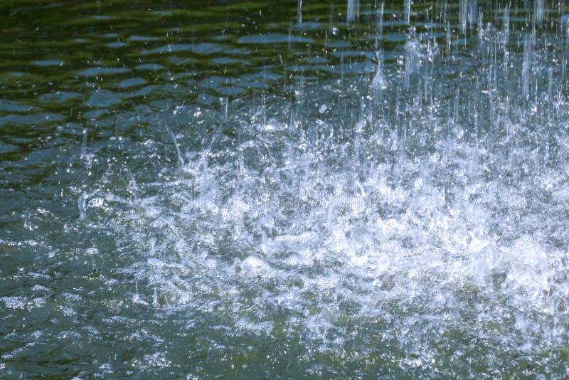 Water Splashing, Fountain Water Splashed, Waterfall Surface, Water ...