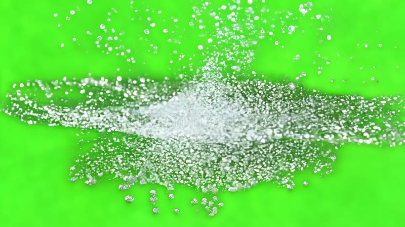 Water Splashing on Green Screen Background, Perfect for Visual Effects ...