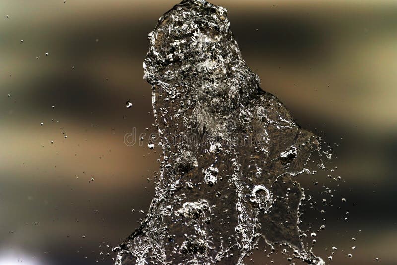 Water Splashing in Inversion As an Abstract Background Stock Photo ...