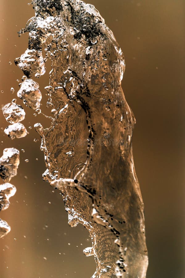 Water Splashing in Inversion As an Abstract Background Stock Photo ...