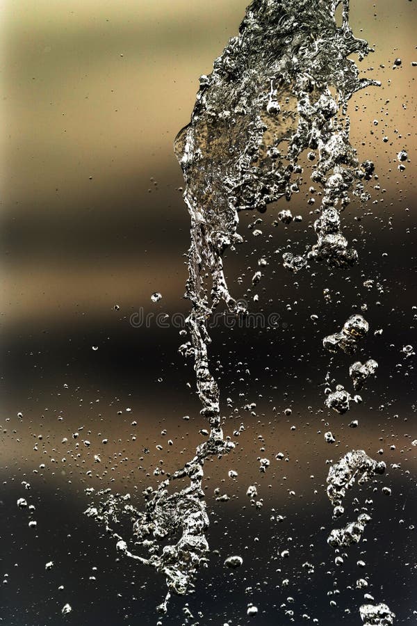 Water Splashing in Inversion As an Abstract Background Stock Photo ...