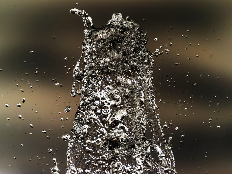 Water Splashing in Inversion As an Abstract Background Stock Photo ...