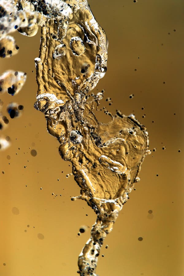 Water Splashing in Inversion As an Abstract Background Stock Photo ...