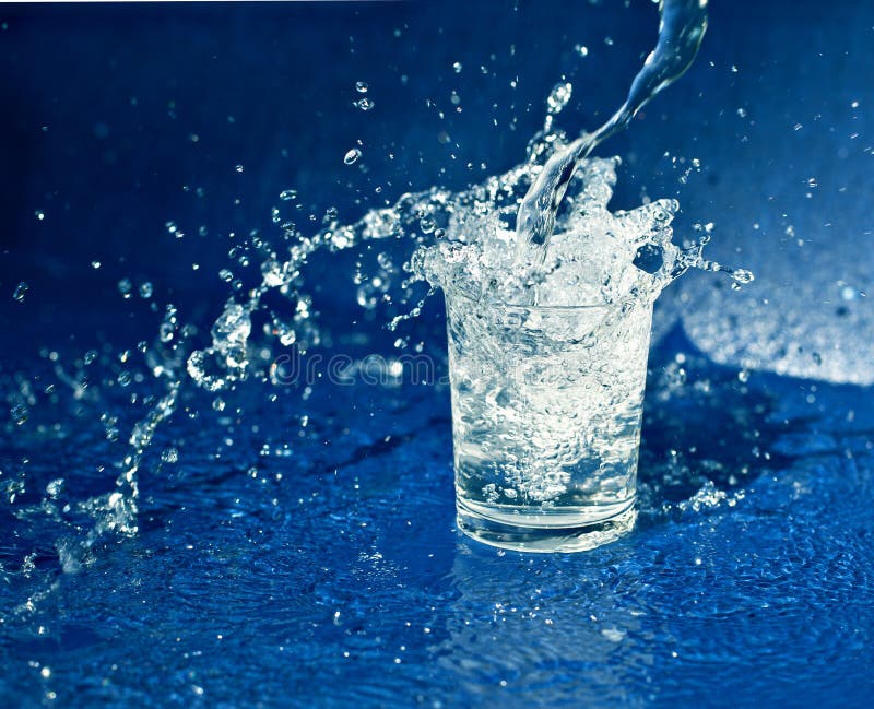 Splashing water from glass stock photo. Image of fall - 29869760