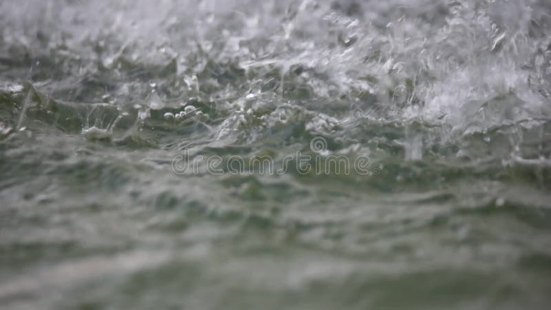 Water Splashing Over Water Surface Stock Footage - Video of slow, flow ...