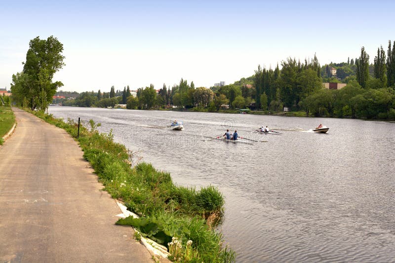 Water sport stock image. Image of canoe, training, boat - 38507949