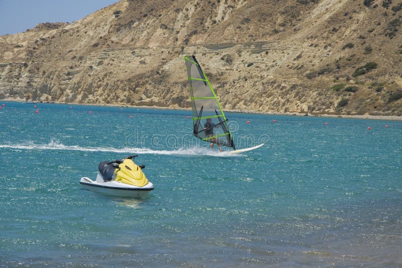 Water sports stock photo. Image of sport, cyprus, coast - 21786328
