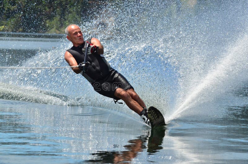 Water Sports - Water Skiing Stock Image - Image of adrenalin, adult ...